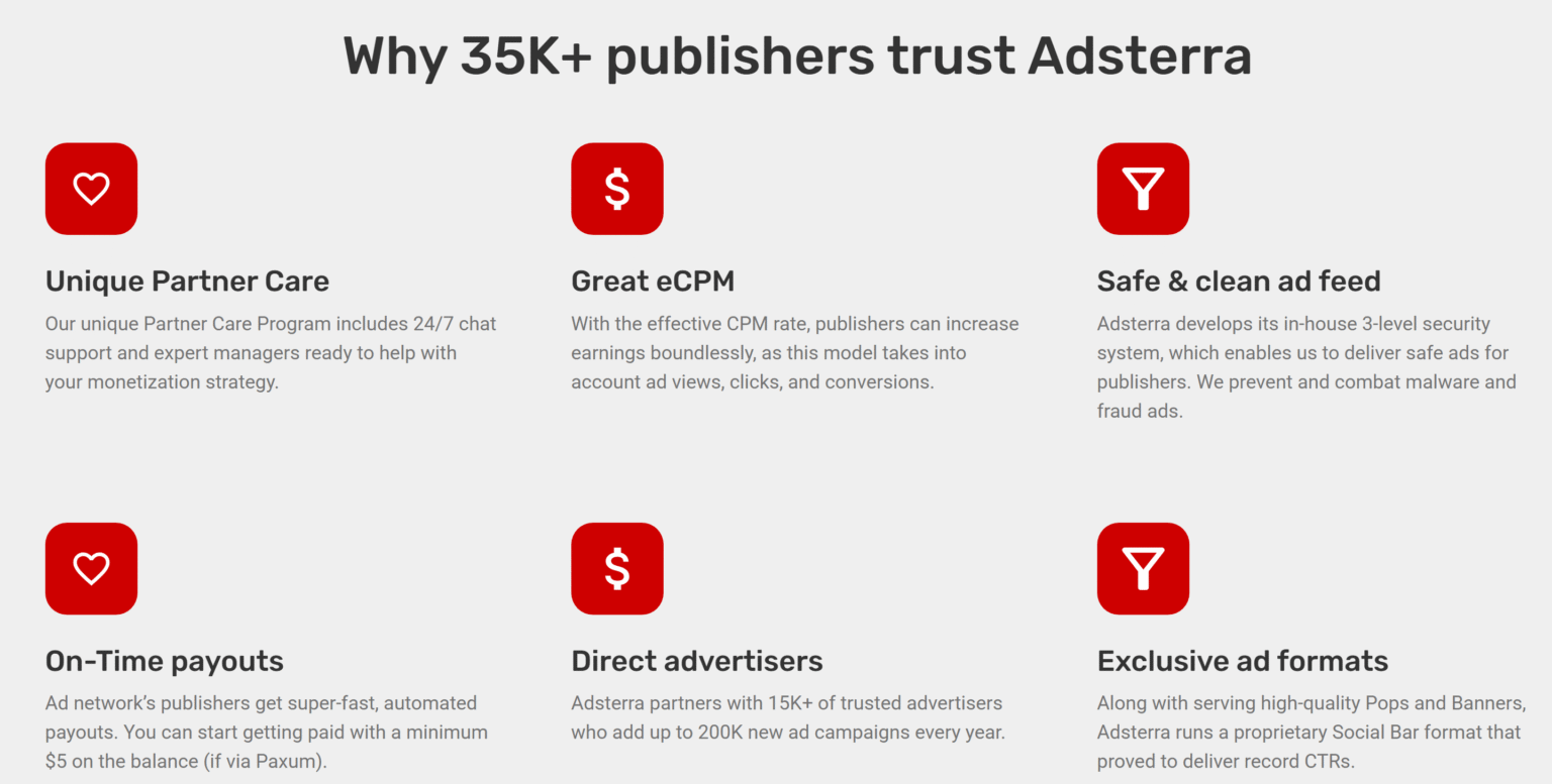 Adsterra Ad Network Review – best CPM Rates, Payment Proof, Ad Formats